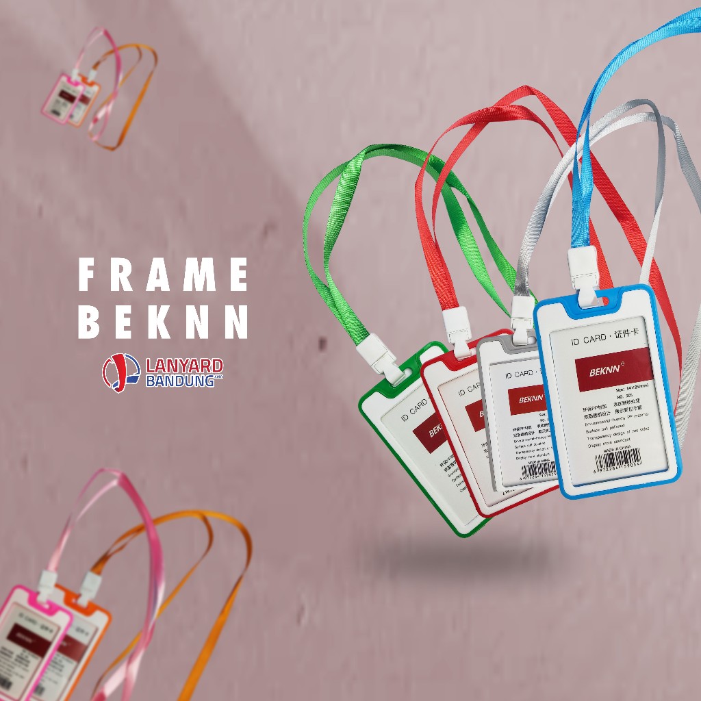 Jual BEKNN / holder idcard plus tali / paket frame id card dan tali ...