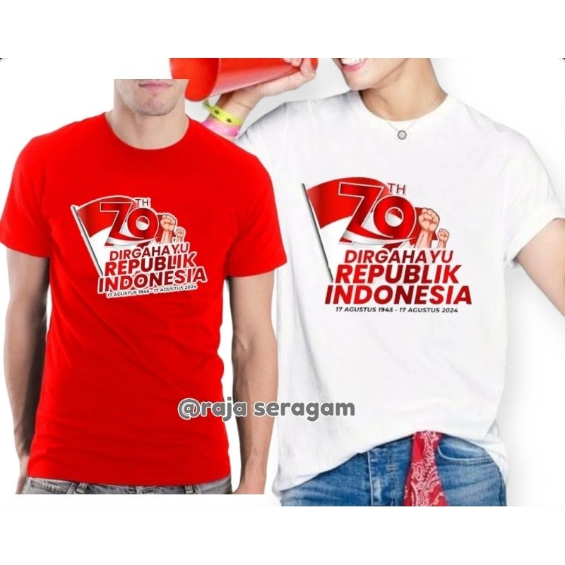 Jual kaos 17 agustus 1945 ke 79 baju merdeka Motif KEPAL TANGAN baju agustusan INDONESIA MERDEKA ...
