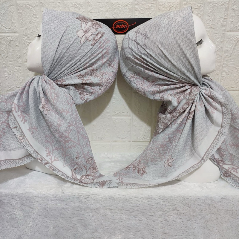 Jual Maryam Hijab Segi Empat Motif M007 | Shopee Indonesia
