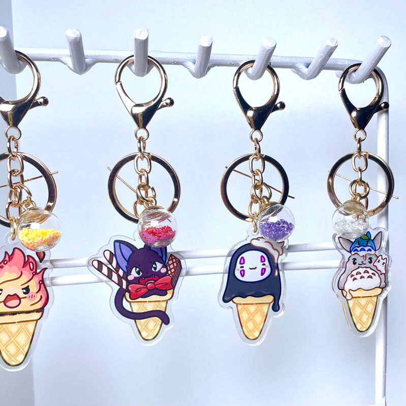 Jual Ghibli Studio - Ice Cream Keychain [Yumekawa-ya!] | Shopee Indonesia
