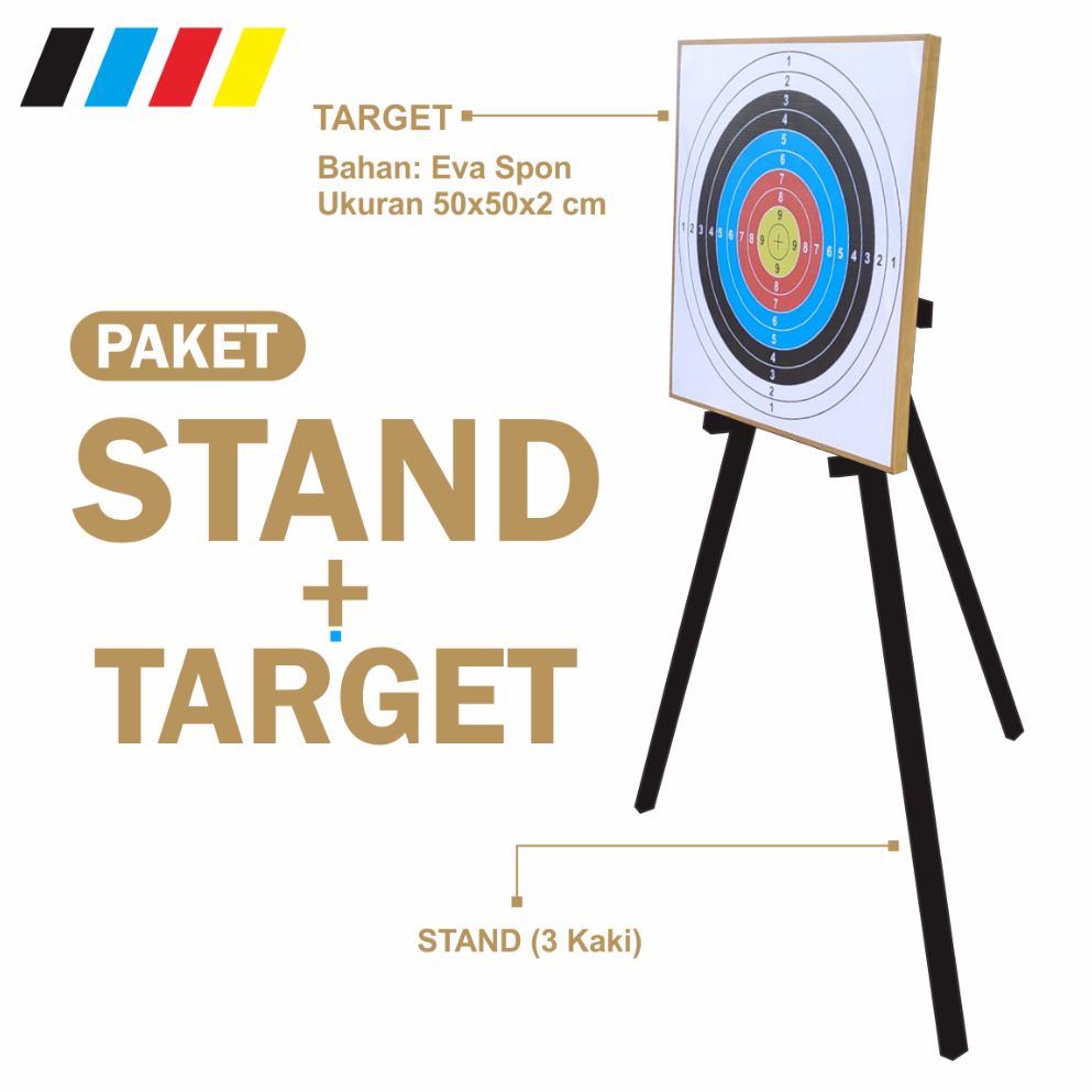 Jual PAKET HEMAT STAND + TARGET PANAHAN | Shopee Indonesia