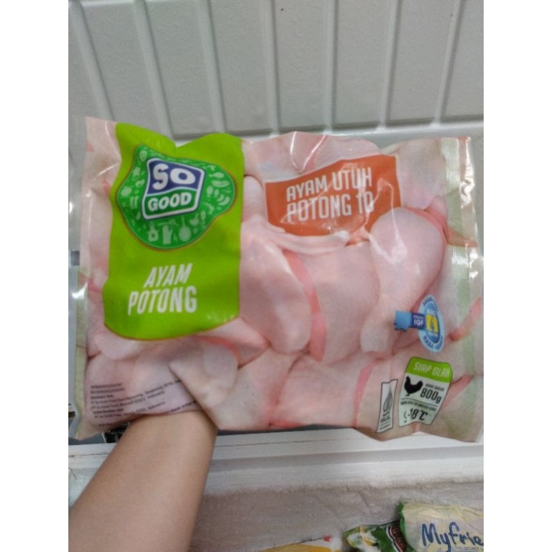 Jual So Good Ayam Utuh Potong 10 uk 800gr | Shopee Indonesia
