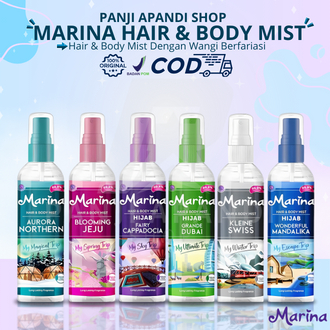 Jual Marina Hair & Body Mist Cologne 100ml - Hijab Edition Secret ...