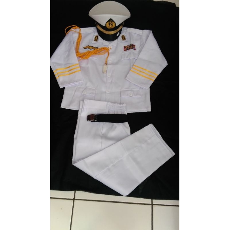 Jual BAJU SERAGAM ANGKATAN LAUT ANAK LAKI DAN PEREMPUAN/SETELAN KOMPLIT/KOSTUM KARNAVAL | Shopee ...