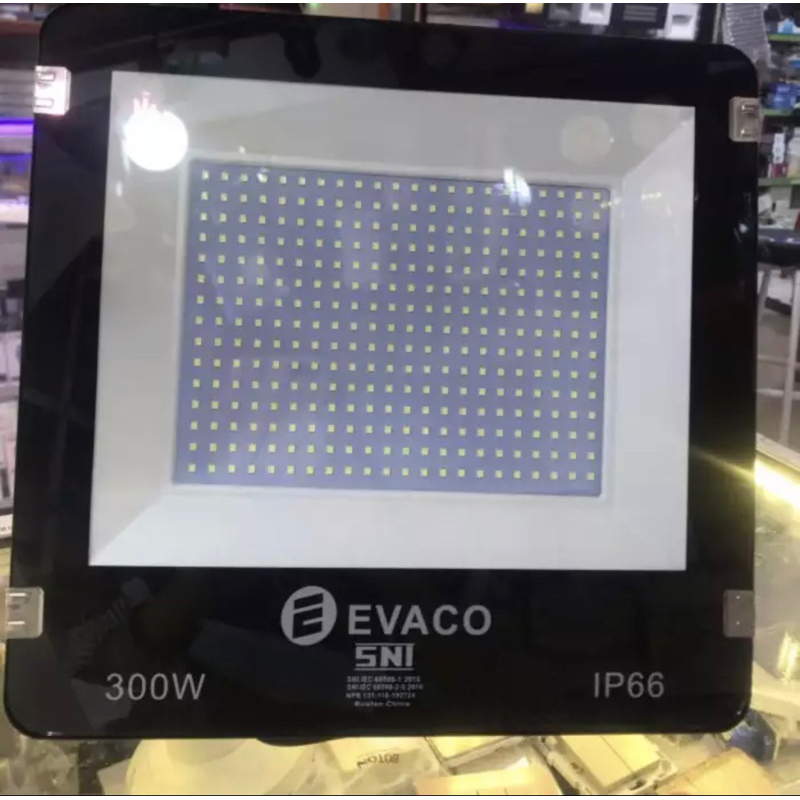 Jual LAMPU LED SOROT EVACO 300 WATT W FLOODLIGHT 300W TEMBAK OUTDOOR ...