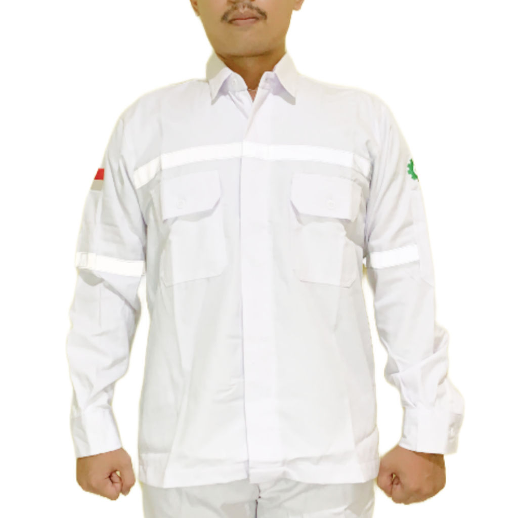 Jual Baju Proyek Hitam Bengkel Mekanik Teknisi Kemeja Safety Wearpack ...