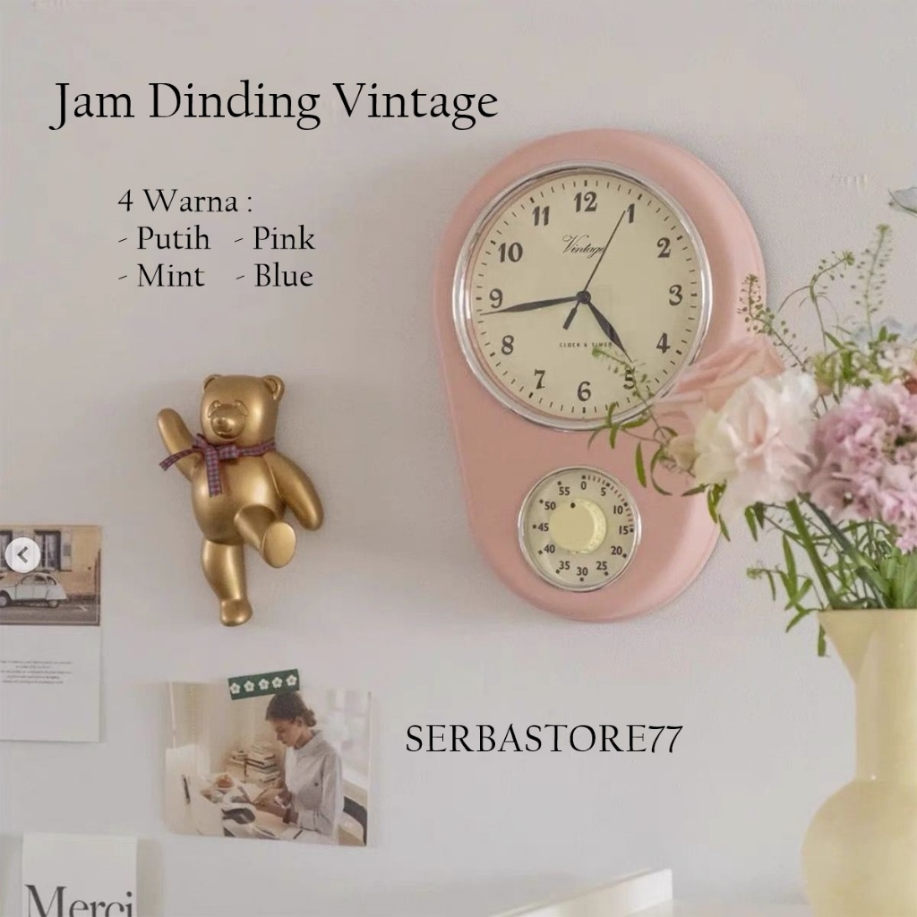 Jual JAM VINTAGE / JAM ESTETIK / JAM NORDIC STYLE | Shopee Indonesia