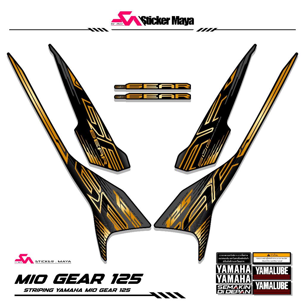 Jual Striping Mio Gear Motif X12 / Sticker Gear 125 / Lis / Les ...