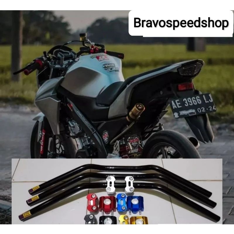 Jual Setang stir rzr roadrace pnp VIXION NEW satu set plus raiser ...