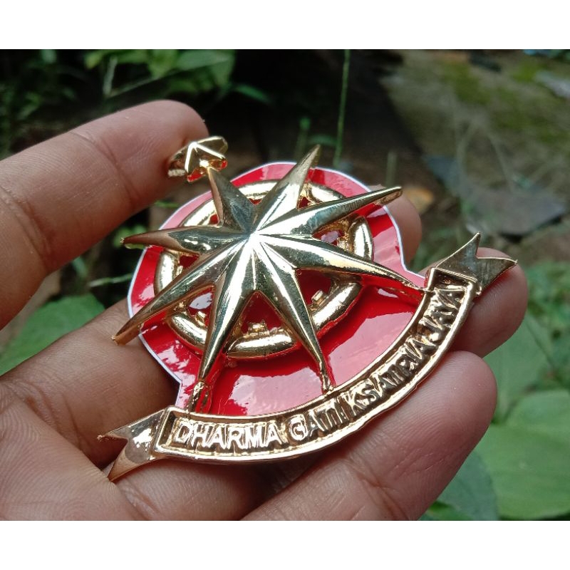 Jual EMBLEM BARET BEKANG TNI AD/ emblem baret dharma gati | Shopee ...