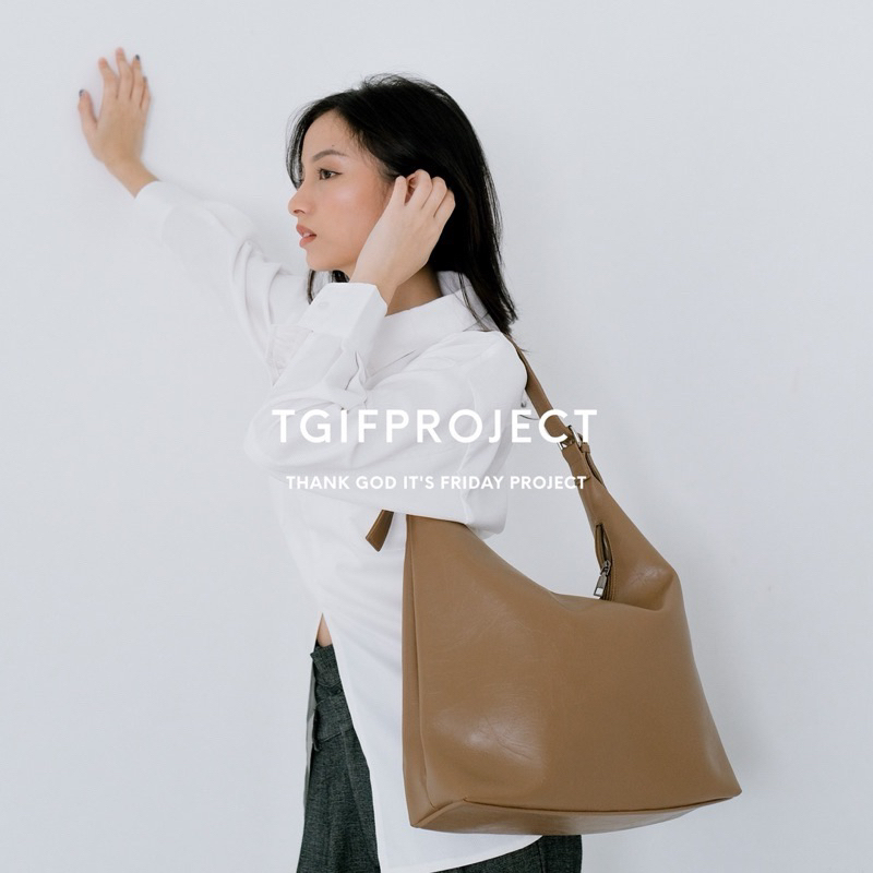 Jual Yuko Korean Basic Tote bag Semi Leather - tgif project store ...