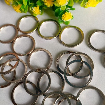 Jual Ring Ganci gantungan kunci polos tebal bulat | Shopee Indonesia