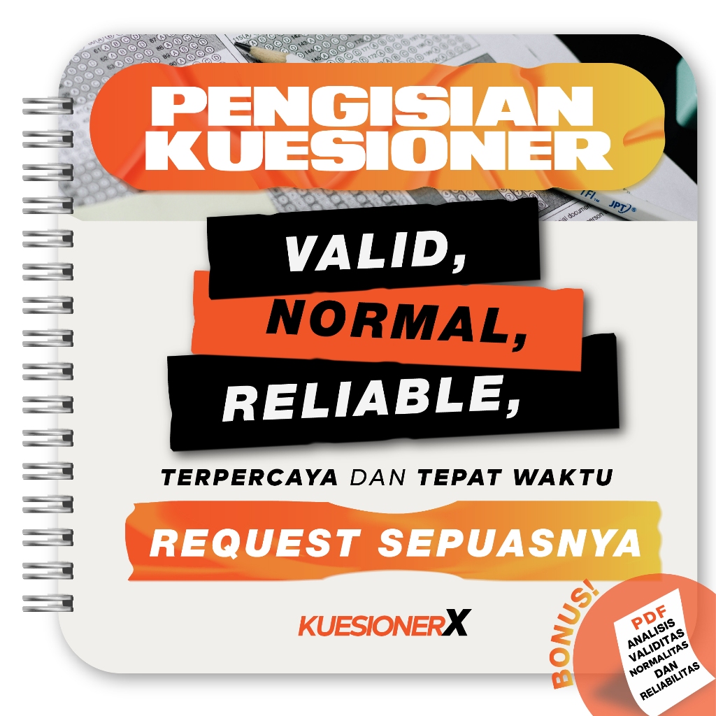 Jual Isi Kuesioner Valid dan Reliable (Pilihan Ganda) | KuesionerX ...