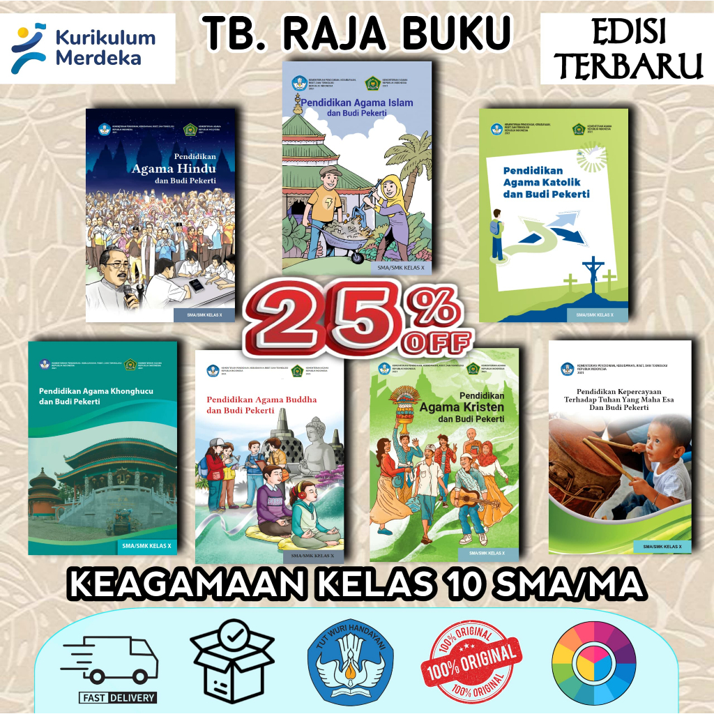 Jual BUKU SISWA AGAMA KELAS 10 SMA/MA KURIKULUM MERDEKA - KEMENDIKBUD | Shopee Indonesia