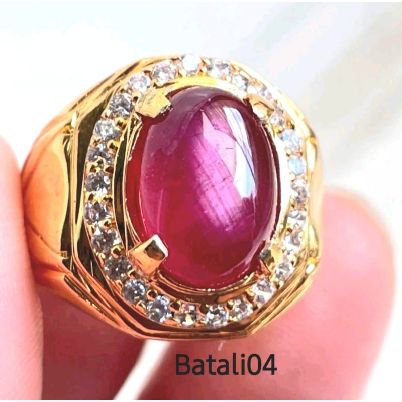 Jual CINCIN BATU RUBY BURMA NATURAL ASLI | Shopee Indonesia