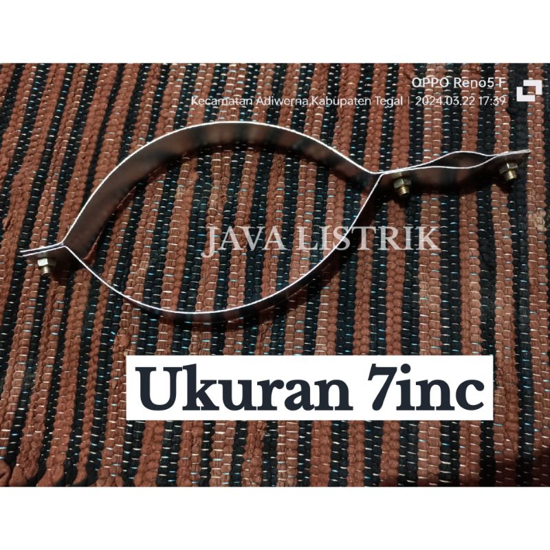 Jual KLEM TIANG LAMPU JALAN BESI GANTUNG / KLEM TIANG | Shopee Indonesia