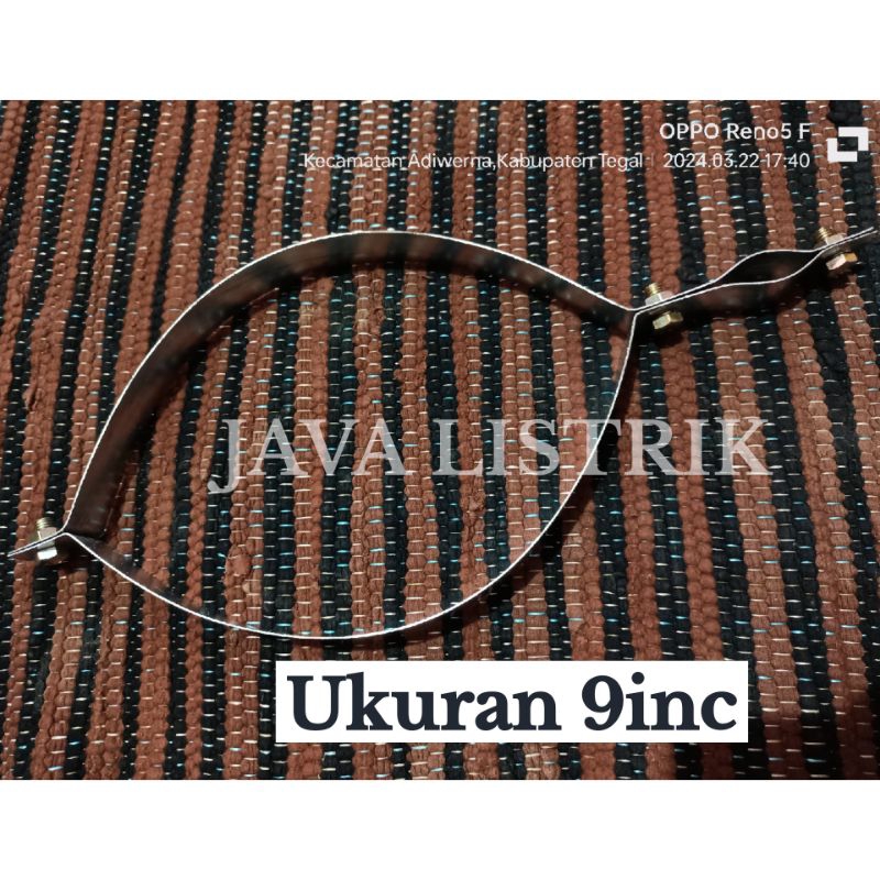 Jual KLEM TIANG LAMPU JALAN BESI GANTUNG / KLEM TIANG | Shopee Indonesia