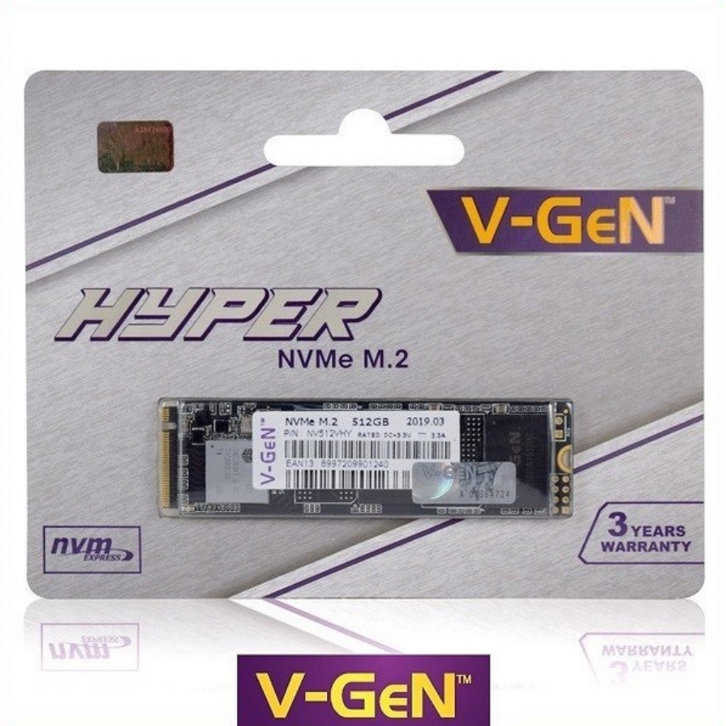 Jual V-Gen SSD Hyper M.2 Pcie Gen3 Nvme 2280 512GB - VGen M2 512 GB ...