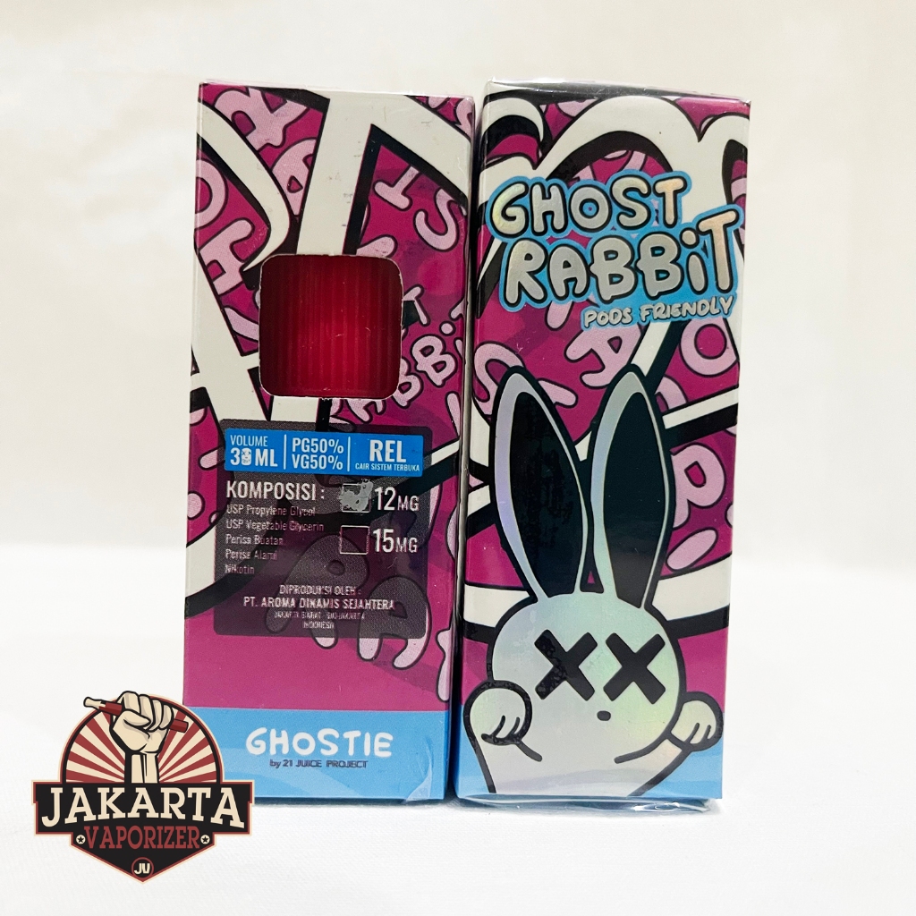 Jual PODS FRIENDLY GHOST RABBIT BERRY YOGURT SUNDAE 30ML 12MG BY TIGAC ...