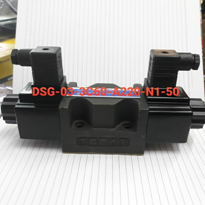 Jual Solenoid Valve Hydraulic DSG-03-3C60-A220-N1-50 YUKEN - AC 220V 24VDC | Shopee Indonesia