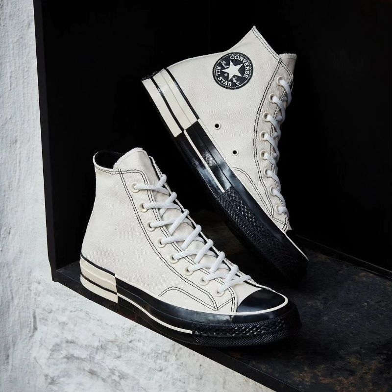 Jual Converse Chuck 70 Hi White Ivory Black ( A08188C ) | Shopee Indonesia