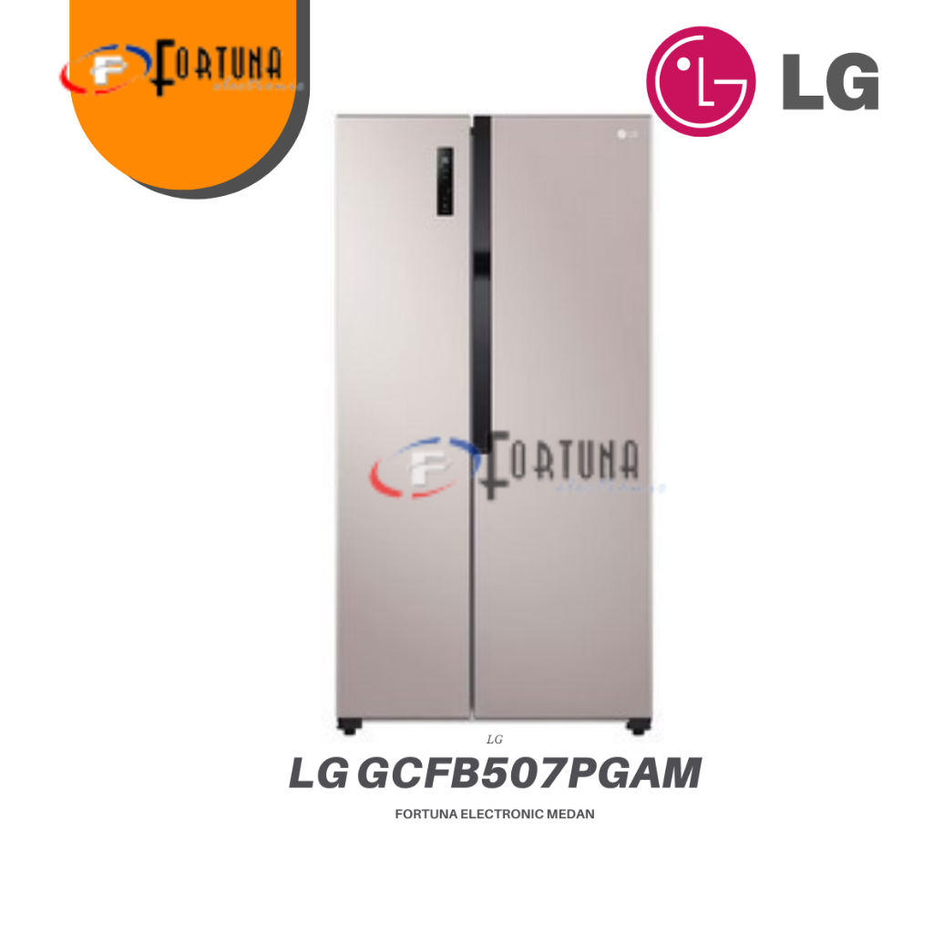 Jual LG KULKAS SIDE BY SIDE 2 PINTU 509L SMART INVERTER GCFB507PGAM ...