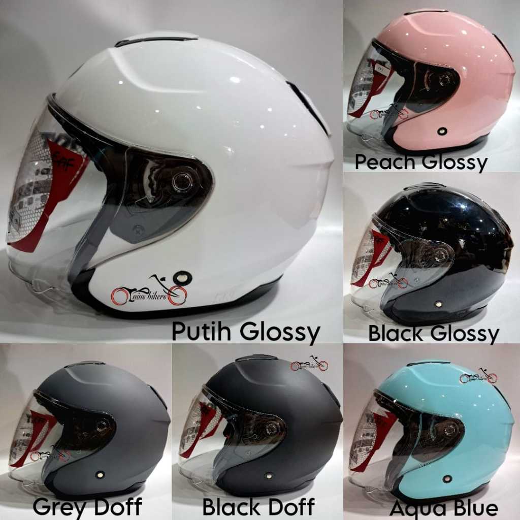 Jual Helm Kyt Kyoto R Solid - Helm Half Face KYT | Shopee Indonesia