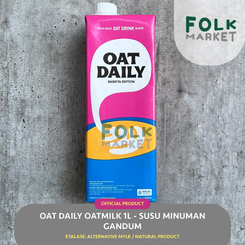 Jual OAT DAILY Oat Milk 1l - Minuman Susu Gandum / Oatmilk / Mylk ...