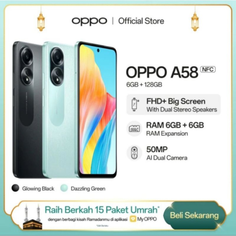 Jual HP OPPO A58 6/128 | Shopee Indonesia