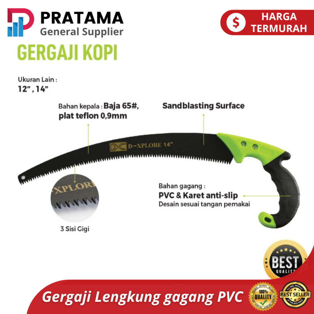 Jual Gergaji Tangan / Gergaji Lengkung / Gergaji Kopi gagang PVC ...