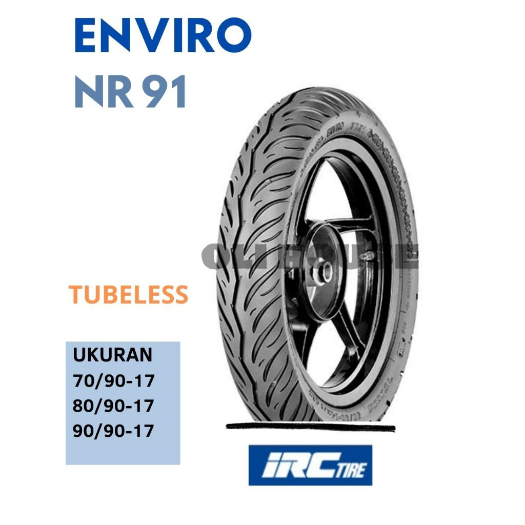 Jual Ban Luar Motor Bebek IRC Enviro NR 91 Ukuran 70/90 80/90 90/90 Ring 17 Tubeless | Shopee ...