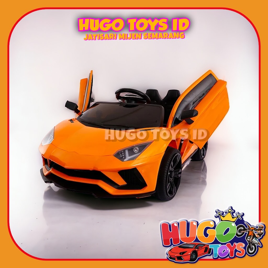 Jual Mobil Aki Lamborghini AVENTADOR Mesin 12V ORIGINAL Mokidz Bisa ...