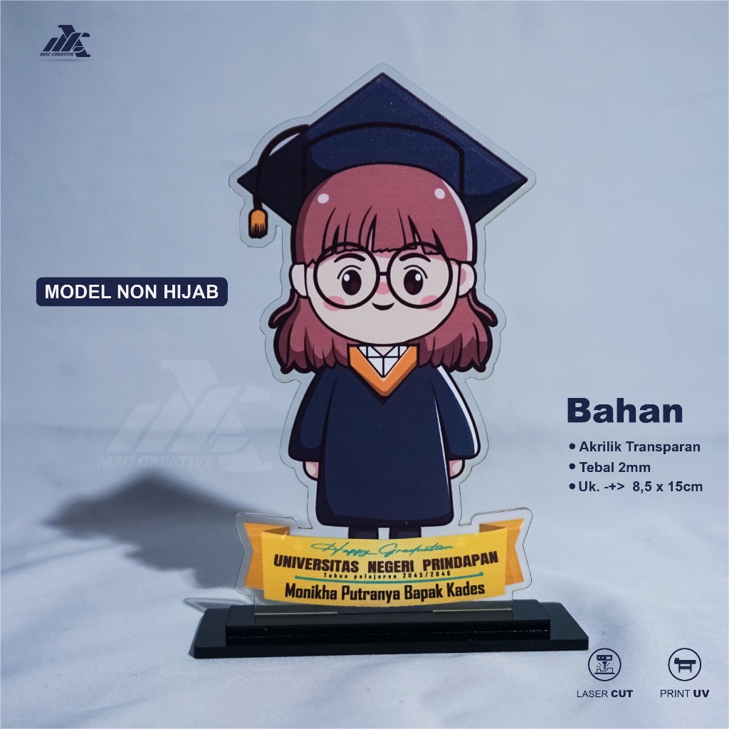 Jual PLAKAT WISUDA VANDEL WISUDA PLAKAT AKRILIK VANDEL AKRILIK ...