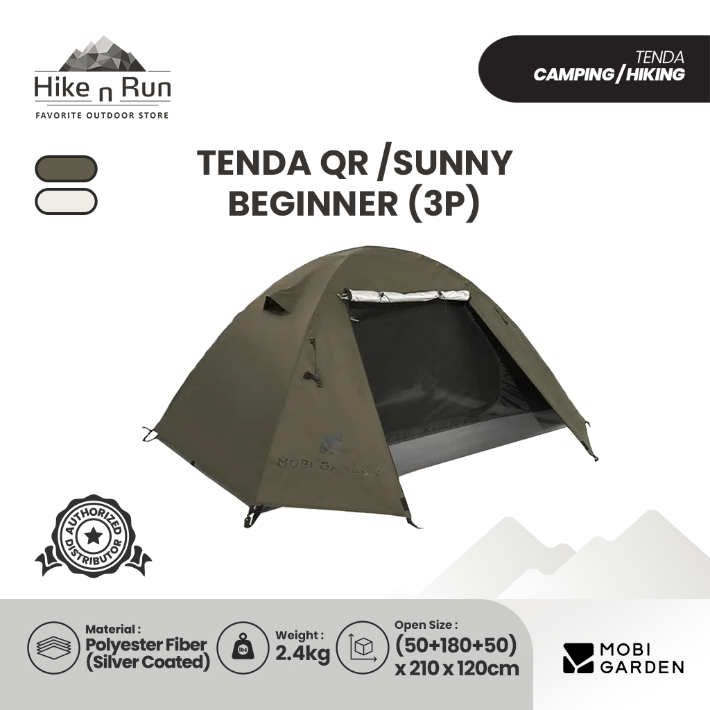 Jual Mobi Garden Tenda Camping 3P NX22561011 Sunny Day Tent 3P | Shopee ...