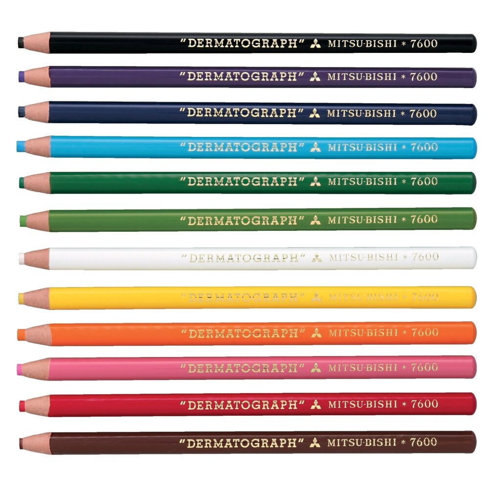Jual Pensil Kaca Mitsubishi Dermatograph Gambar Draw - HITAM / PUTIH ...