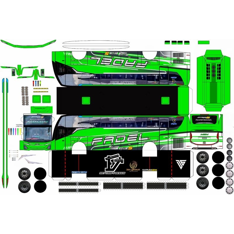 Jual STIKER MINIATUR BUS MAUDI JB5 HARGA TERMURAH | Shopee Indonesia