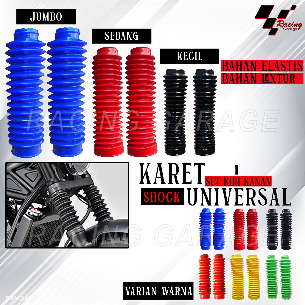 Jual KARET SHOCK USD CRF KLX WR YZ KTM SUPERMOTO TRAIL MATIC MOTOR ...