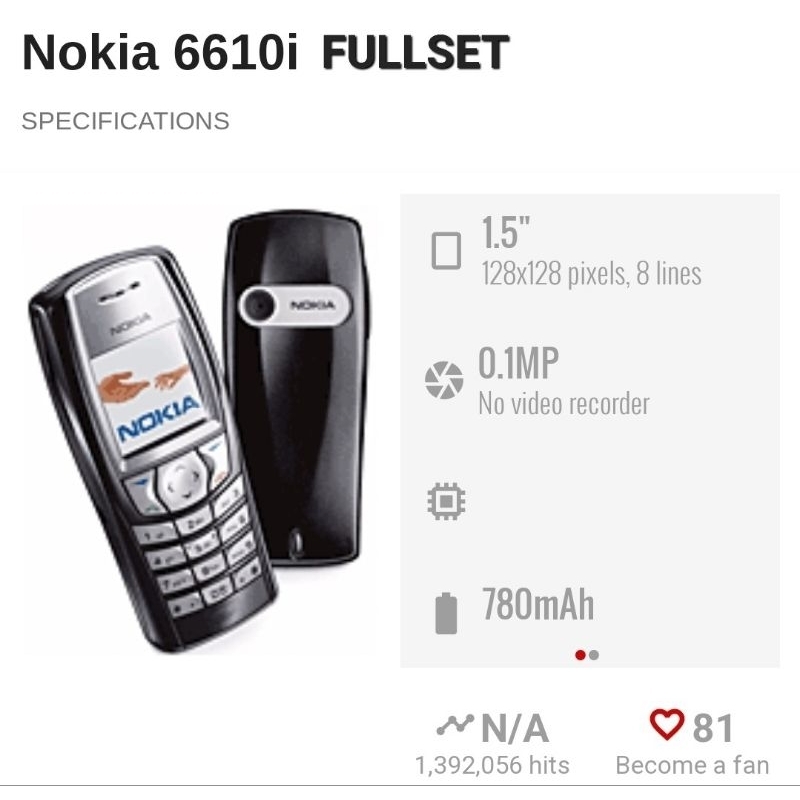 Jual NOKIA 6610i HP NOSTALGIA HP UNIK DAN MENARIK HP GAUL 100% ORIGINAL ...