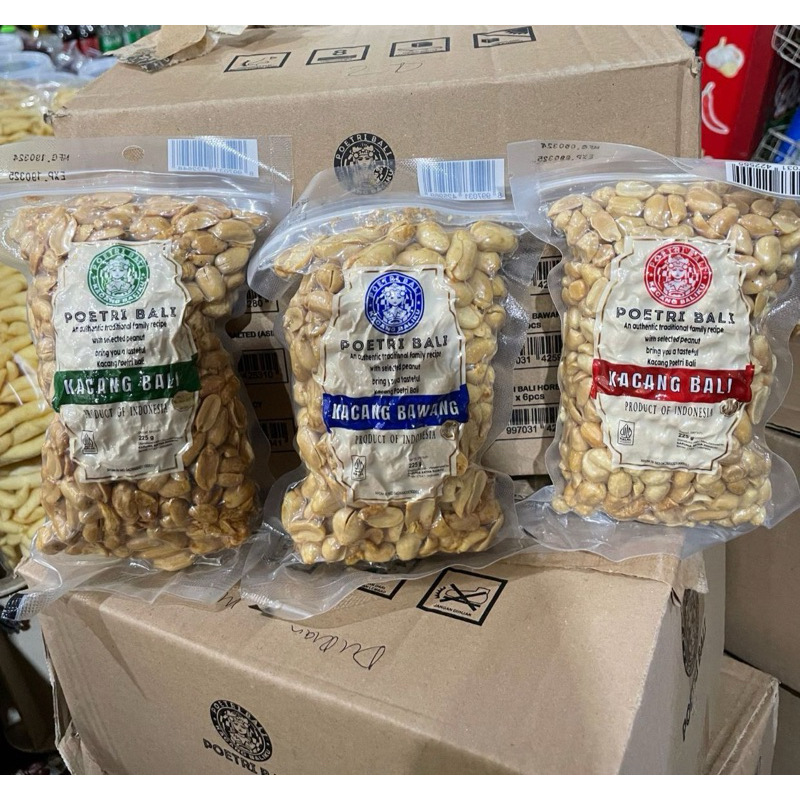 Jual KACANG BALI / KACANG BAWANG ORIGINAL POETRI BALI 450 GRAM | Shopee ...