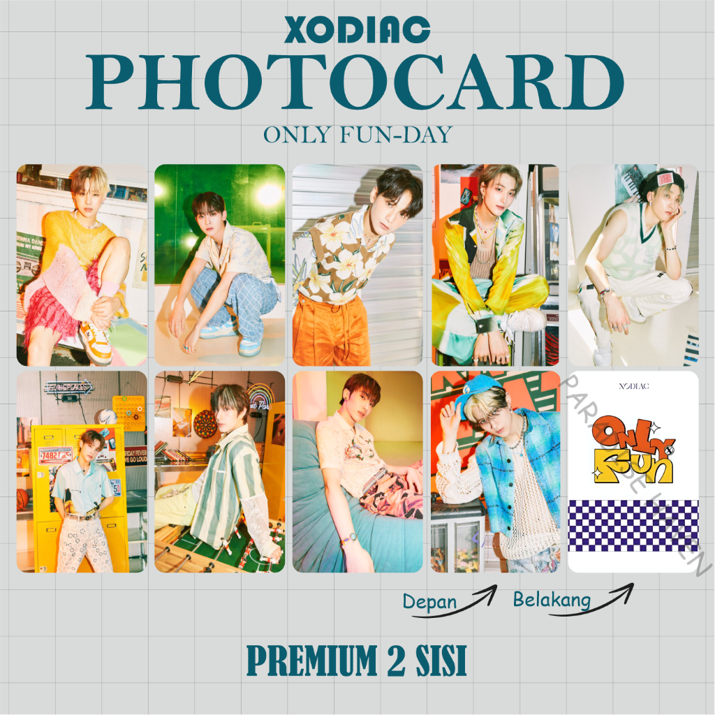 Jual [2 SISI] PHOTOCARD PC XODIAC PREMIUM 2 SISI ONLY FUN - FIRST SNOW - SPECIAL LOVE - THROW A ...