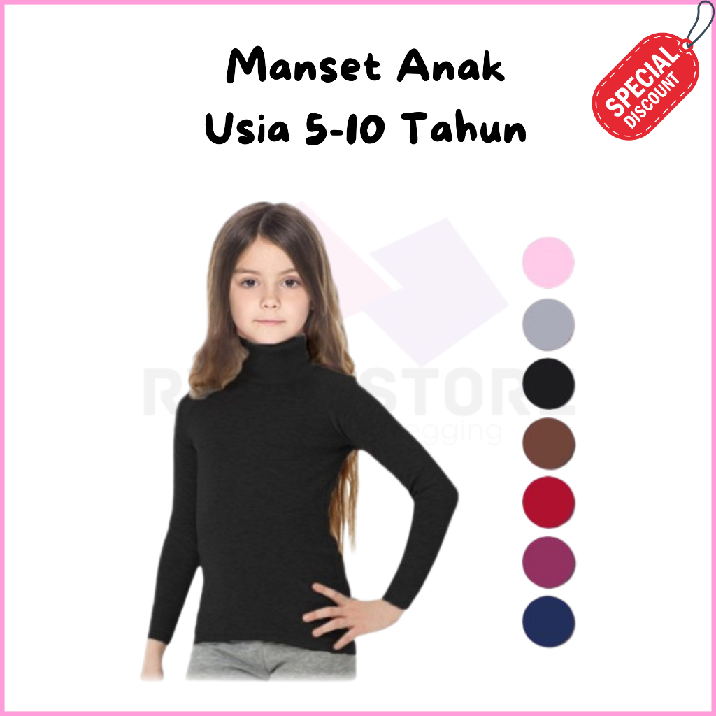 Jual Manset Anak Lengan Panjang/Manset Anak Perempuan/Manset Anak Usia ...