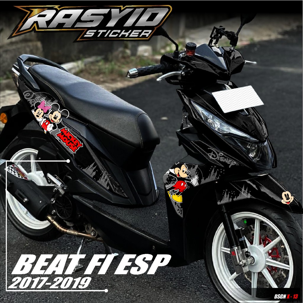 Jual COD Sticker Decal Full Body Honda Beat FI ESP Tahun 2017 2018 2019 ...