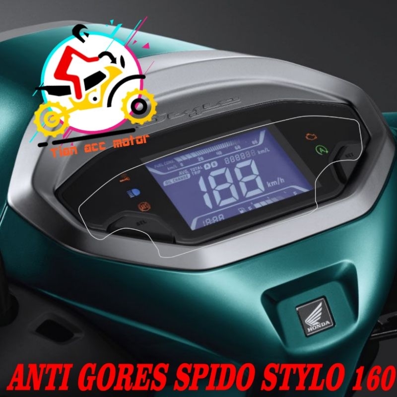Jual sticker stiker Anti gores spidometer speedometer Honda STYLO 160 ...