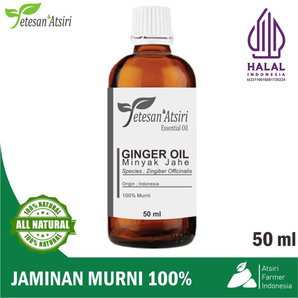 Jual minyak atsiri jahe murni tanpa campuran ginger pure essential oil ...