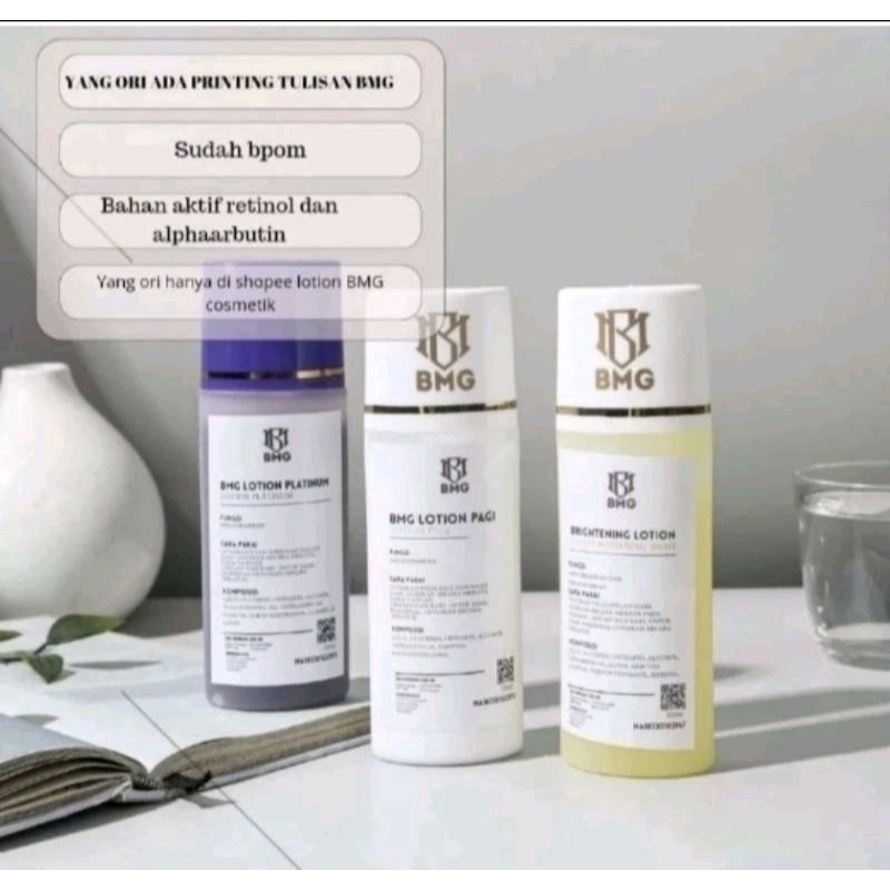 Jual BMG LOTION ANGGUR KUNING / HB BMG/LOTIOAN PEMUTIH BADAN BMG ORI | Shopee Indonesia