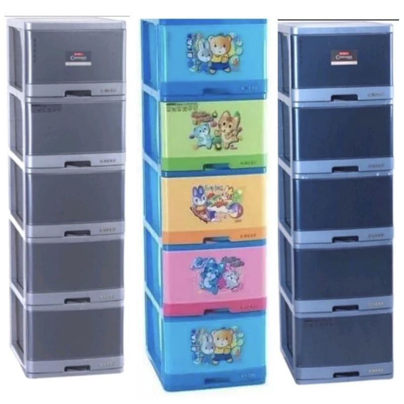 Jual Excel Container L5 XC-17 Lion Star - Lemari Baju Plastik Large ...