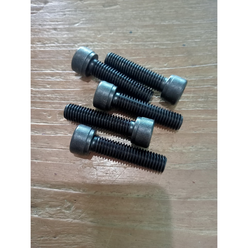 Jual Baut L Baja Hitam M10 x 40 | Shopee Indonesia