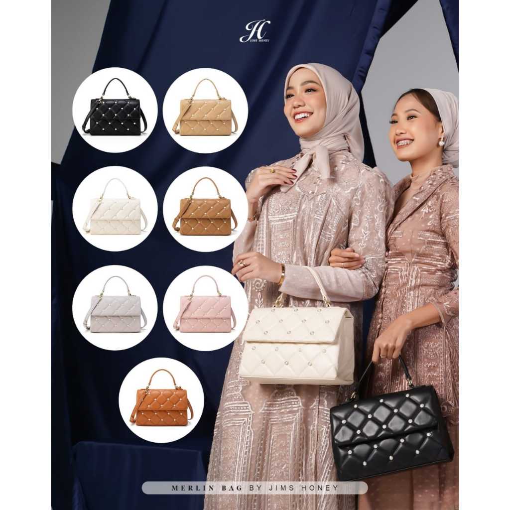 Jual merlin sling bag jims honey tas selempang kulit wanita ready stock termurah terlaris cod ...