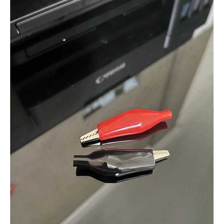 Jual Jepit Buaya Set (2Biji) Hitam Merah Besar 6cm | Shopee Indonesia