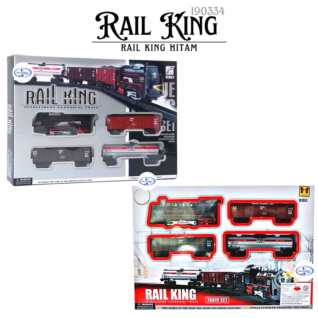 Jual OMGENDUT Mainan Kereta Api Hitam - Rail King 190334 | Shopee Indonesia